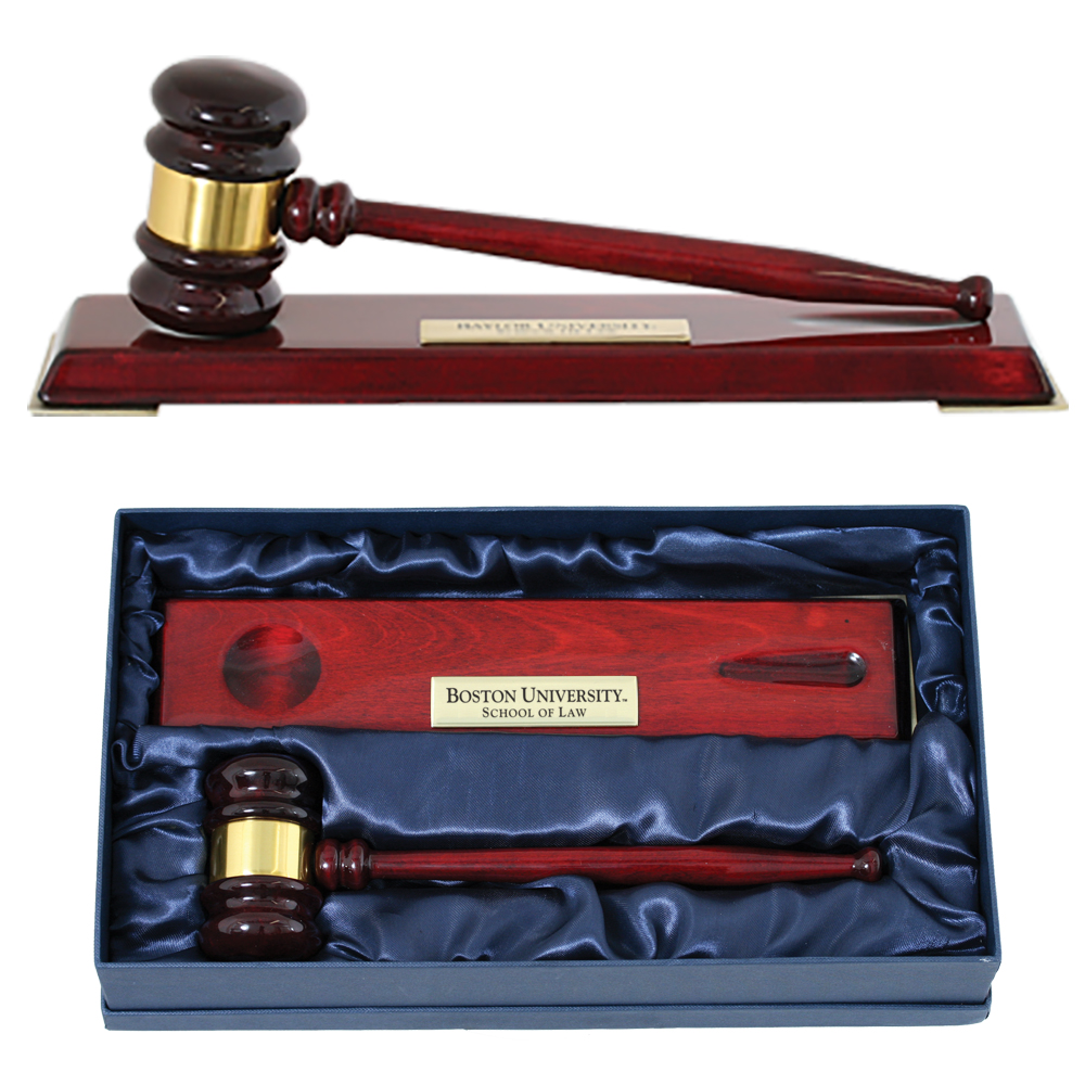 Rosewood Gavel Set with Base - Spirit Products Ltd.